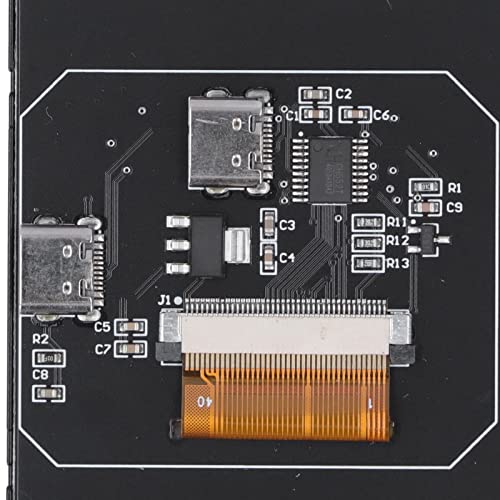 Naroote Computer Screen Eye Protection IPS Full View 3.5in Mini Monitor 320x480 for Replacement (with Motherboard Adapter Cable)