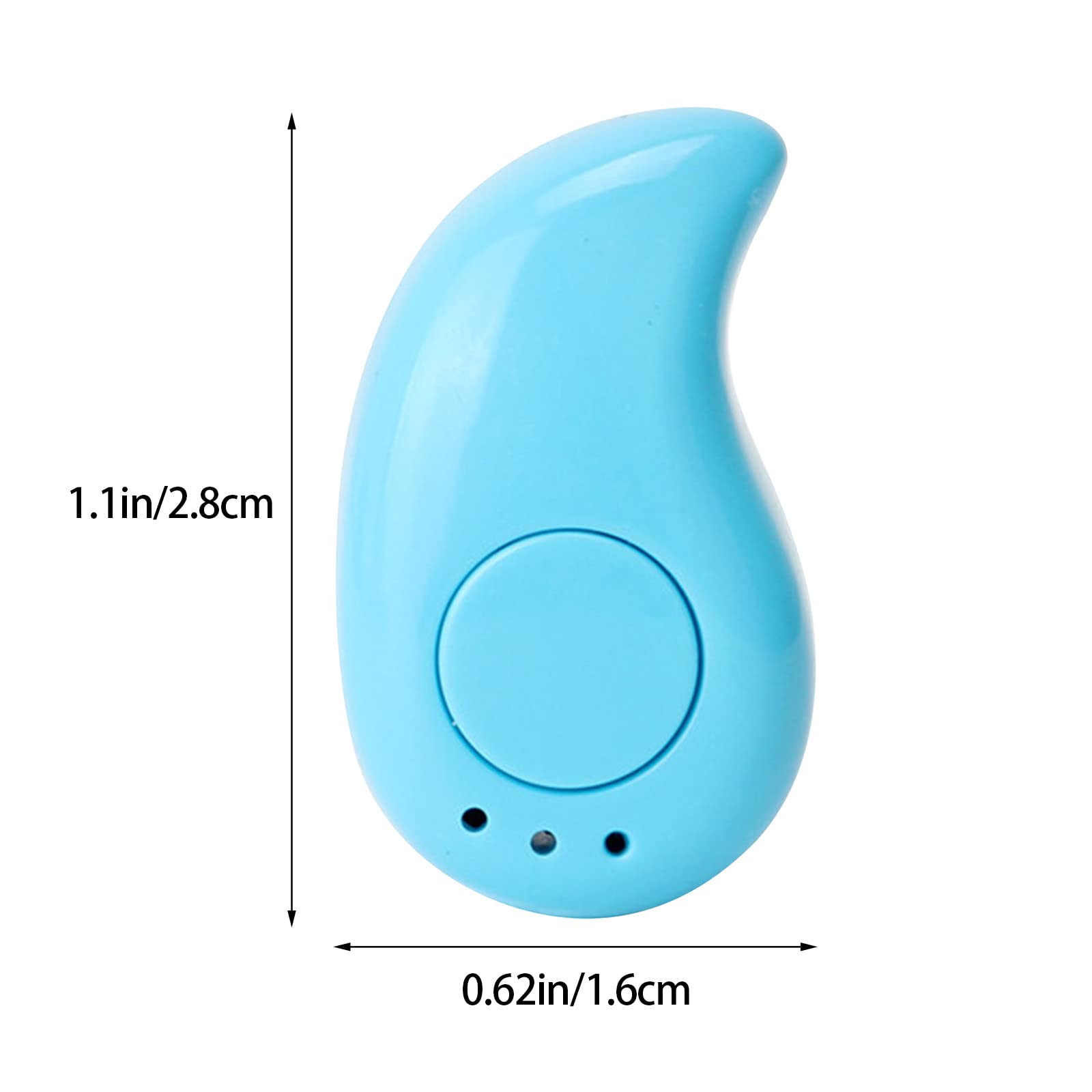Mini Wireless Bluetooth Headset in-Ear Sport Earphone with Mic Handsfree Headset for Running Fitness Invisible Single Ear Earbuds for Most Smart Phone