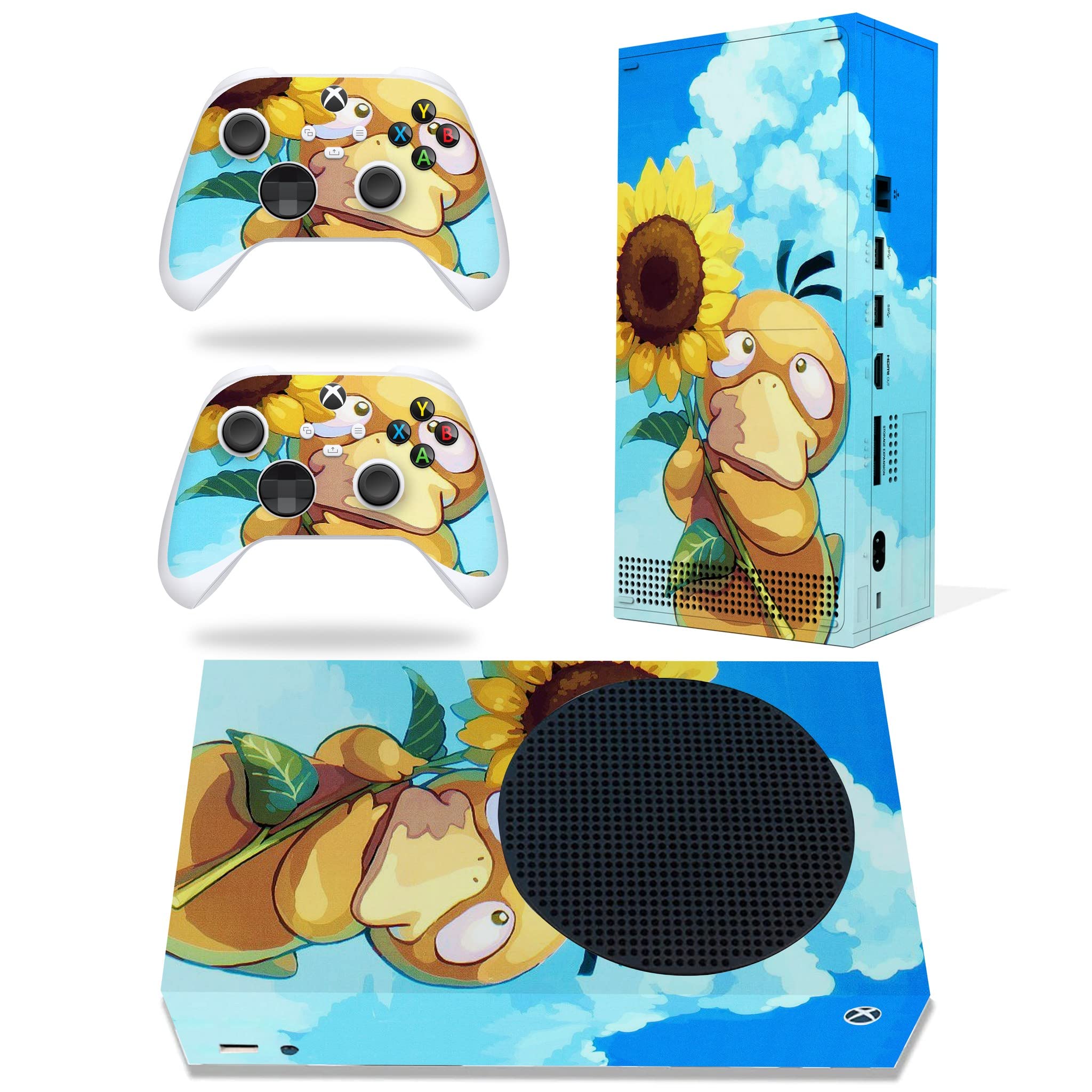 Koda Duck Cartoon Movie Game Console Series S Controllers Skin Decals Stickers Wrap Vinyl for Game Console Series S