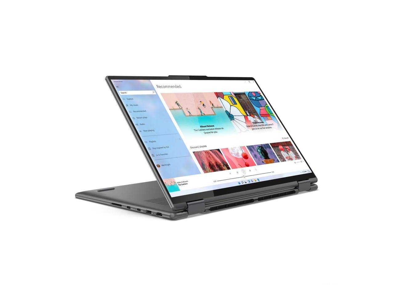 Lenovo Yoga 7i 16'' 2-in-1 Laptop 16" 2.5K IPS Touchscreen 400 nits, 12th Gen Intel 12-Core i7-1260P 16GB RAM 1TB SSD Iris Xe Graphics, Fingerprint, Thunderbolt, Windows11 Home +Zipnology Cloth -New