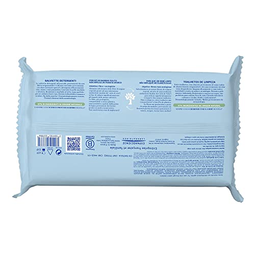 Mustela Baby Cleansing Wipes with Natural Avocado - For Face, Body & Diaper Area - Made with Compostable & Plastic Free Fibers - Lightly Scented - 60 ct. (3-Pack)