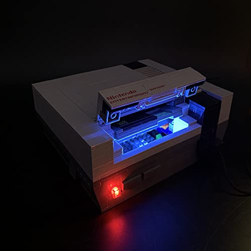 LED Lighting kit, LED for Lego NES Entertainment System 71374. MOC Block Accessories, Awesome Visual. (Just LED, Not LEGOBricks)