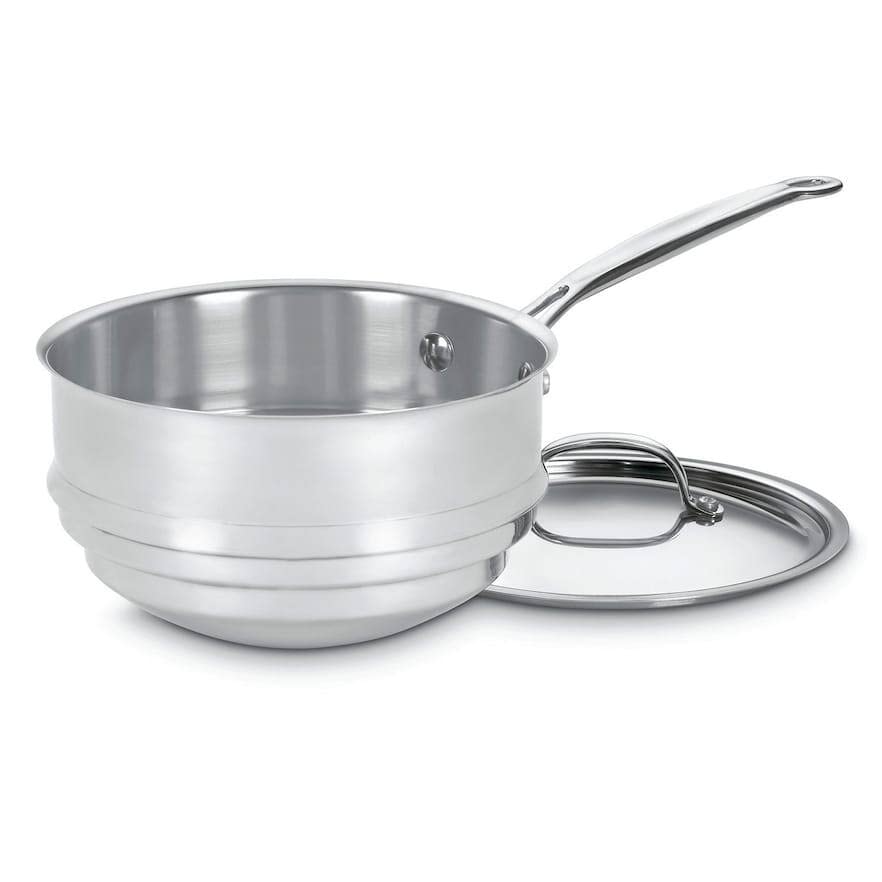 Kitchen Accessories Stainless Steel Universal Double Boiler with Cover