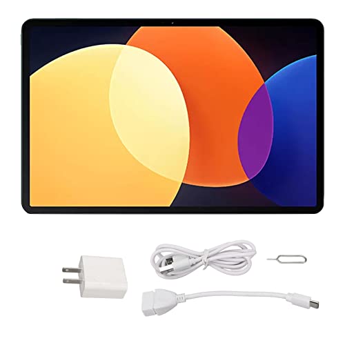 Naroote Tablet PC, 10 Inch Tablet Call Support 5G WiFi Dual Band 8G RAM 128G ROM (Grey)