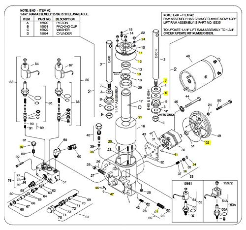 NEW SNOW PLOW MASTER SEAL KIT FITS MEYER E-60 15705