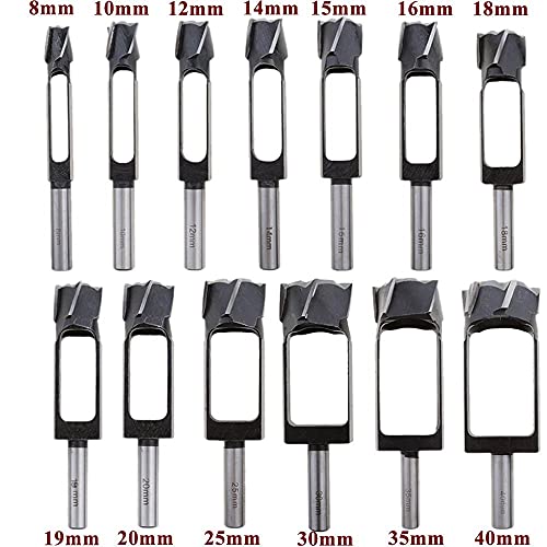 MINGRUI Wood Plug Hole Cutter Tenon Dowel and Plug Drill Woodworking Cutter Tenon Woodworking Furniture Making Carpentry Tool (35mm Drill Inner bore)