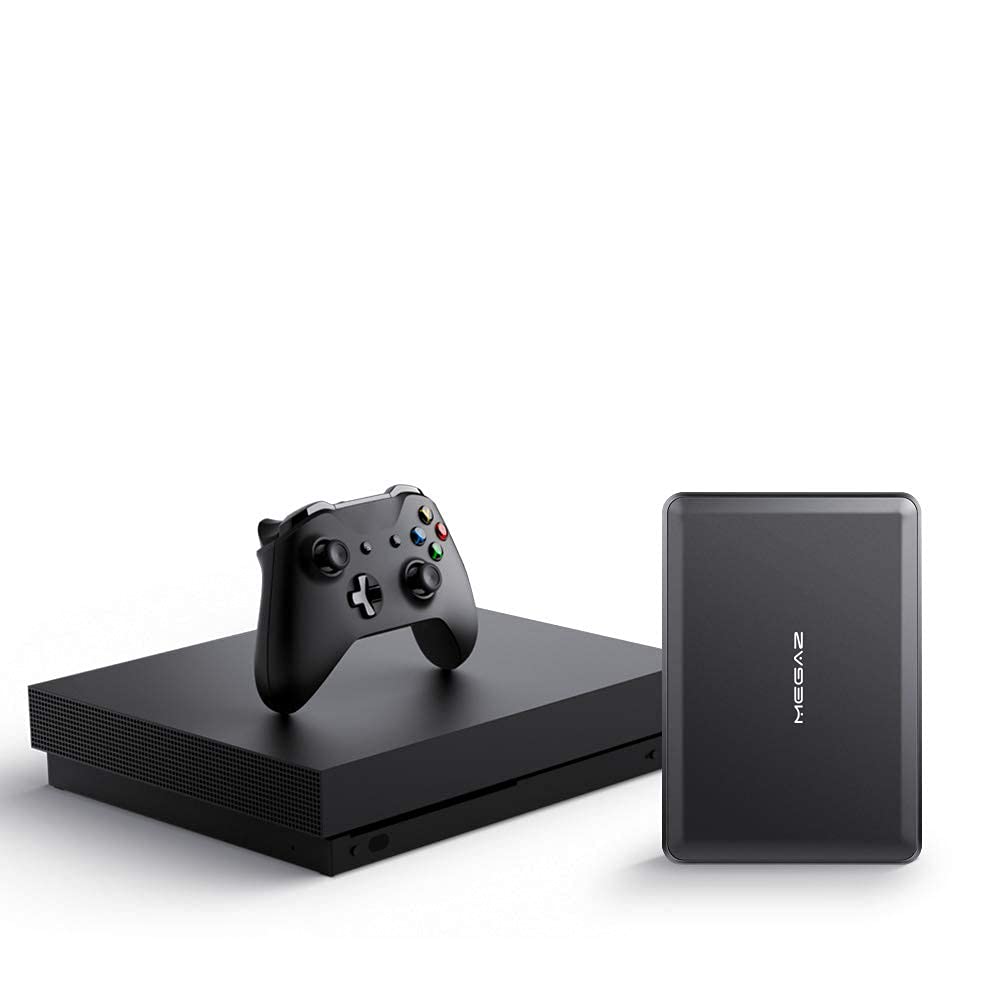 MegaZ 120GB External Hard Drive Backup Slim 2.5'' Portable HDD USB 3.0 for PC, Mac, Laptop, Chromebook, 3 Year Warranty