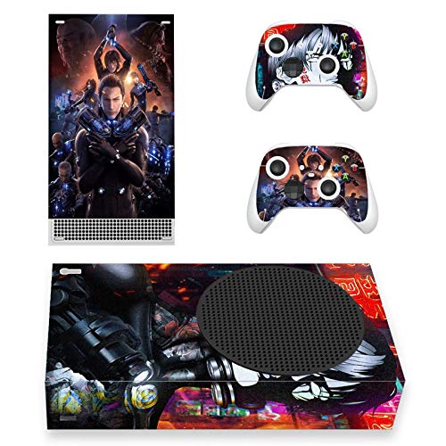 Kurono Kei Anime Game Console Series S Console and Controller Skin Set, Skin Wrap Decal Kit