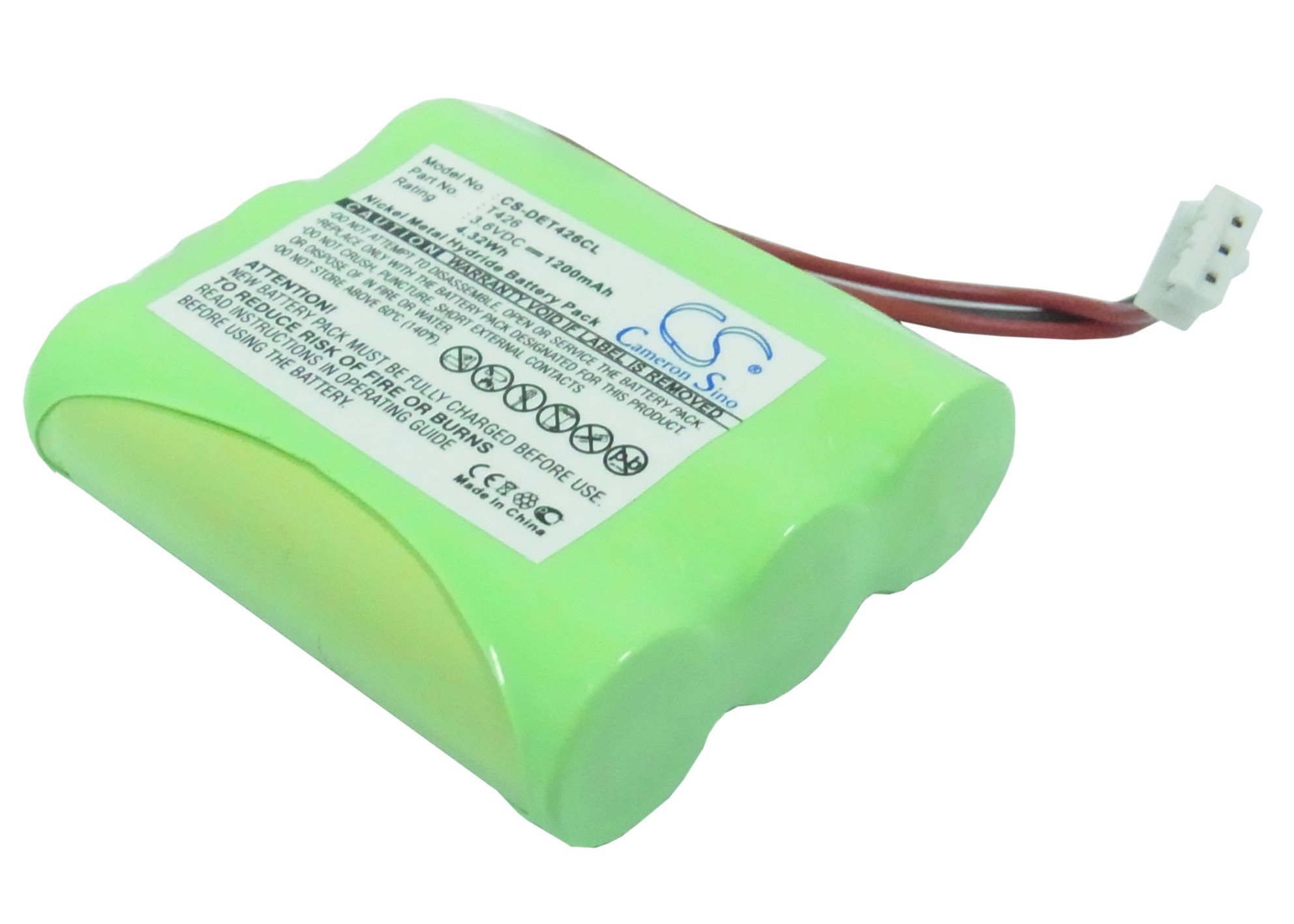 KRADOX 3.6v Compatible with Battery Commodore T426 200CT Office