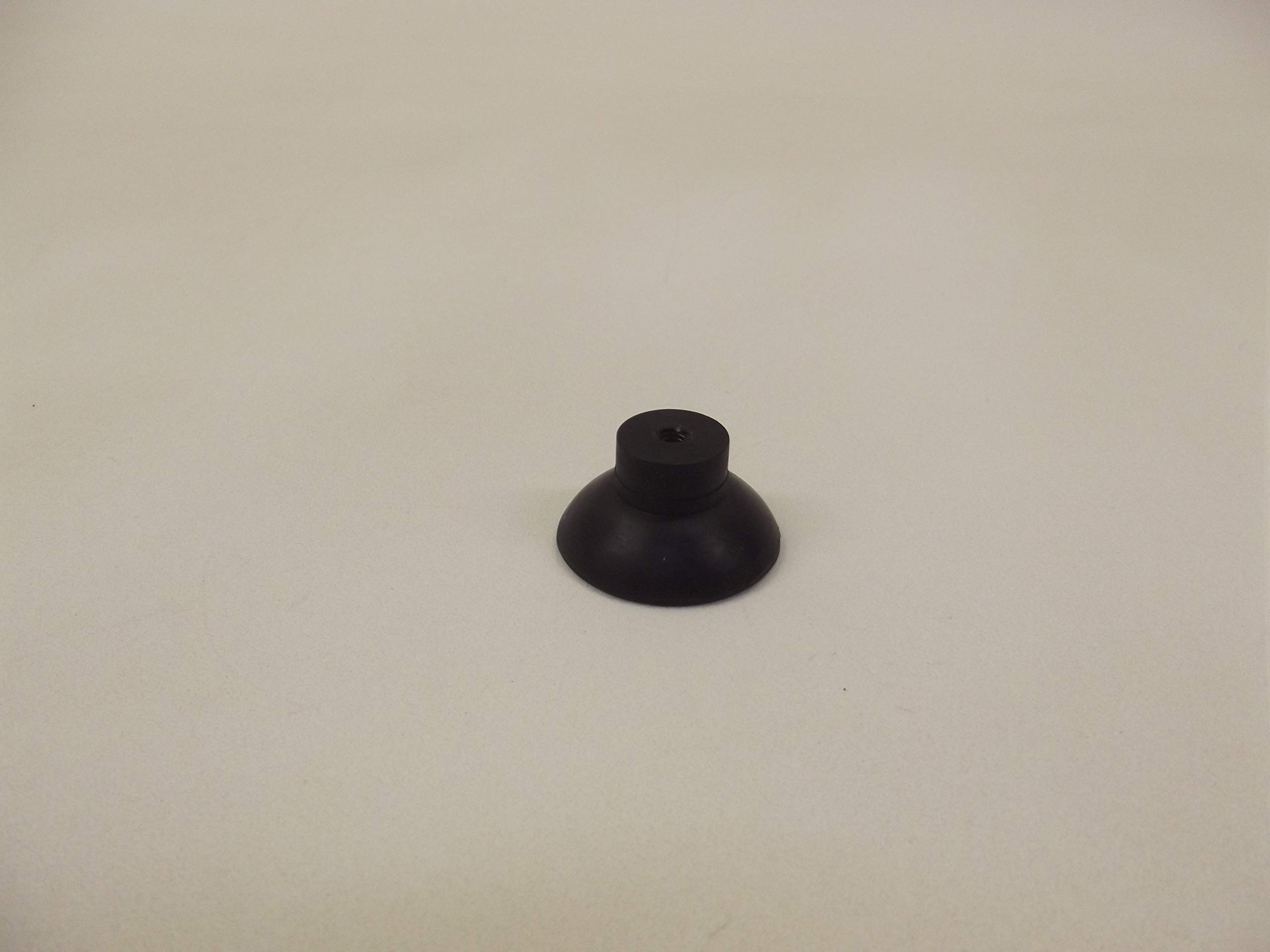 JL Missouri Parts 4X 3/8" #8-32 Female Screw in 1 5/16" Rubber Suction Cups, 11/16" Tall, Made in USA