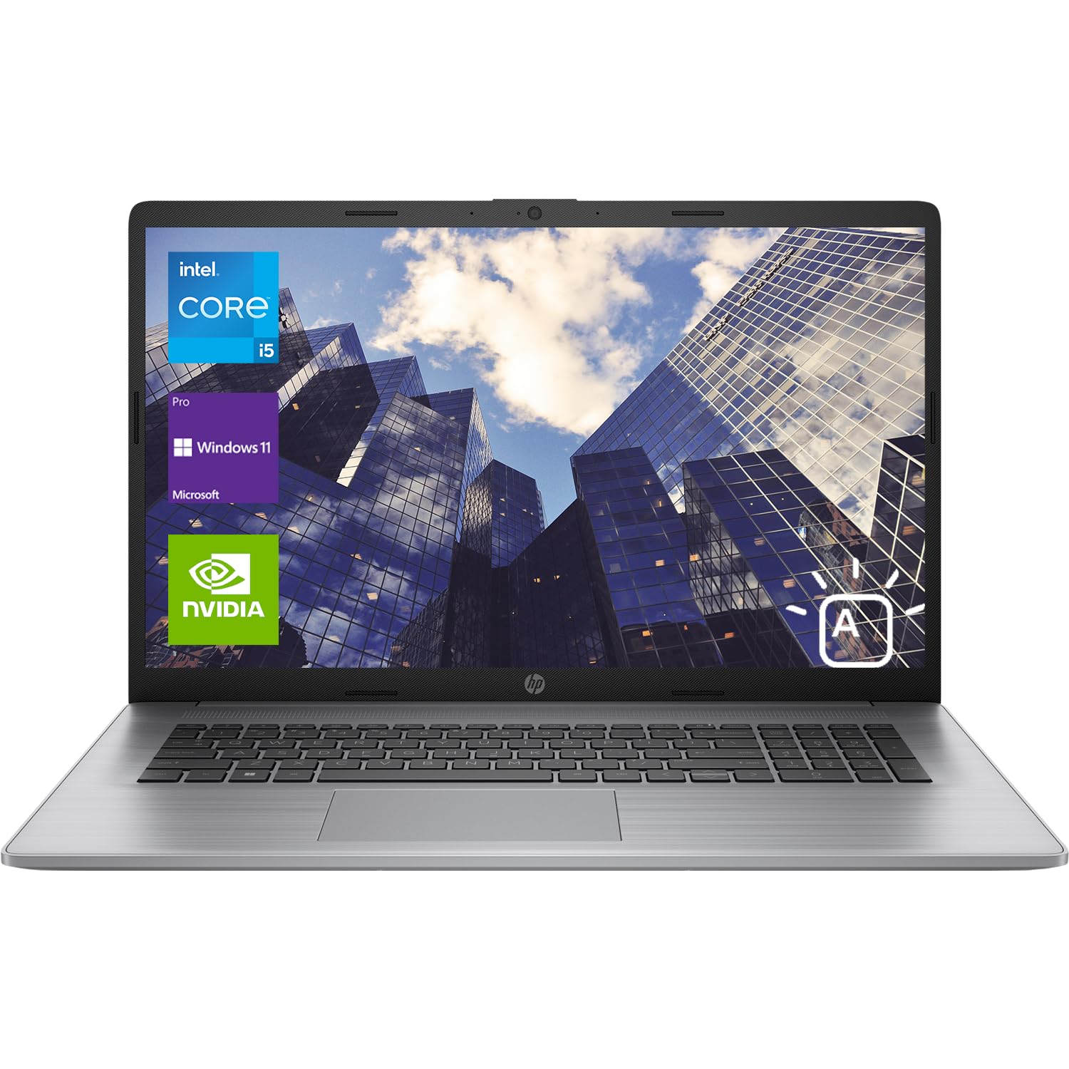 HP 470 G9 Business Laptop, 17.3" FHD Display, Intel Core i5-1235U(> i7-1165G7) Processor, NVIDIA GeForce MX550, 32GB RAM, 1TB PCIe SSD, Webcam, Backlit KB, Wi-Fi 6, Windows 11 Pro, Silver