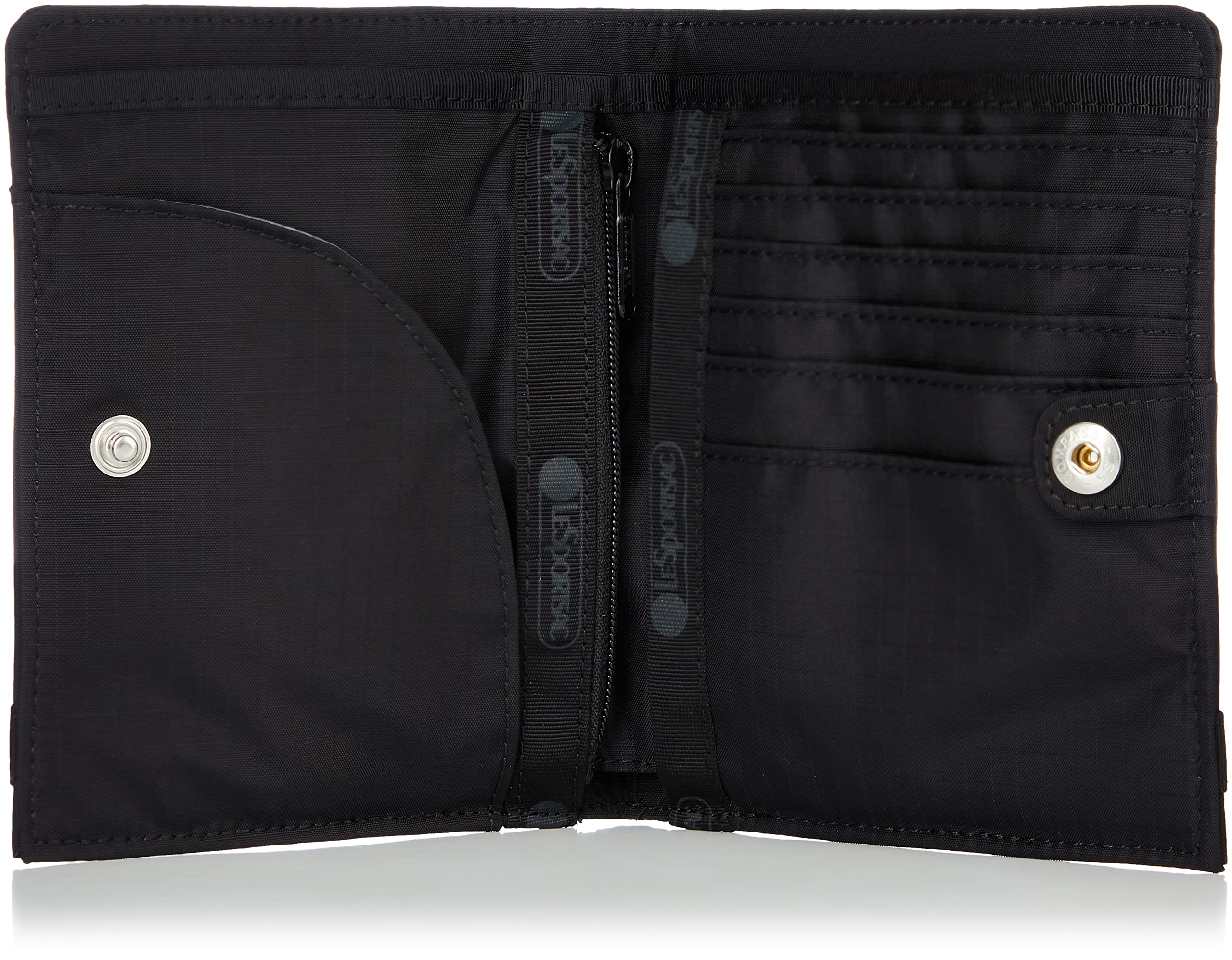 LeSportsac(レスポートサック) Women Wallet Passport Case, Recycled Black JP, One Size