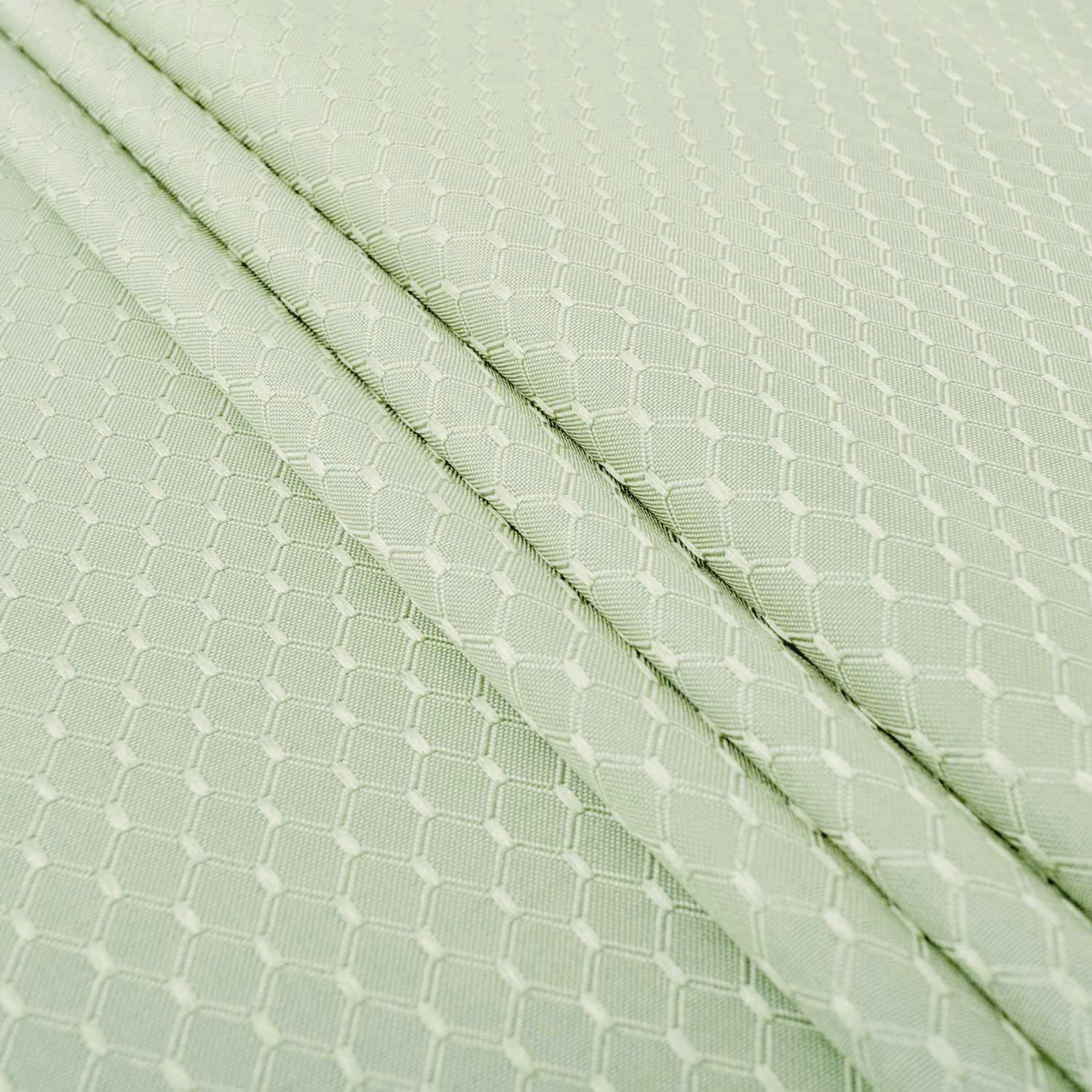 JUCFHY Jacquard Morrocan Rectangle Spring Table Cloth Oil-Proof Spill-Proof and Water Resistance Tablecloth,Decorative Fabric Table Cover for Outdoor and Indoor Use,60 x 84 Inch, Mint
