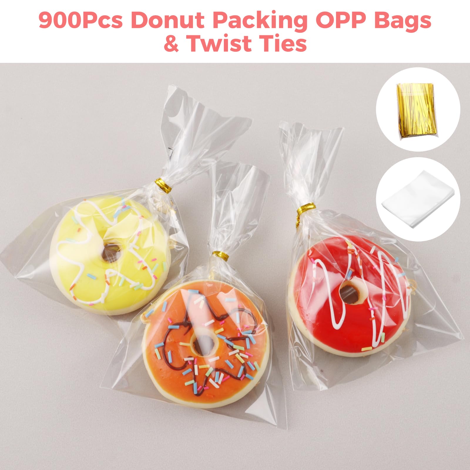 Mini Donut Maker, 16 Holes Small Doughnuts Maker Machine, 1400W Donut Maker Machine with Non-Stick Coating, Double-Sided and Quick Heating, US 110V, White