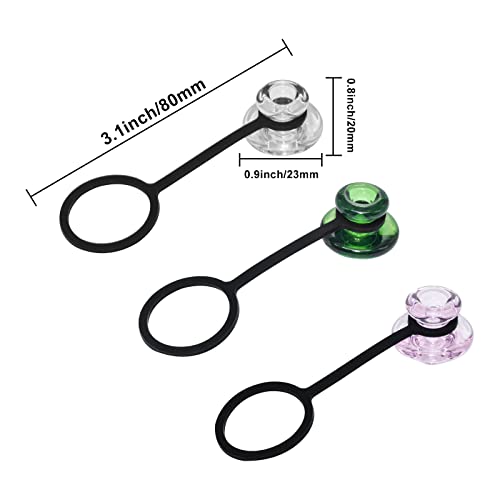 Replacement Accessory Part,Universal Cover with Silicone Case,Green/Pink/Clear (3 PCS)