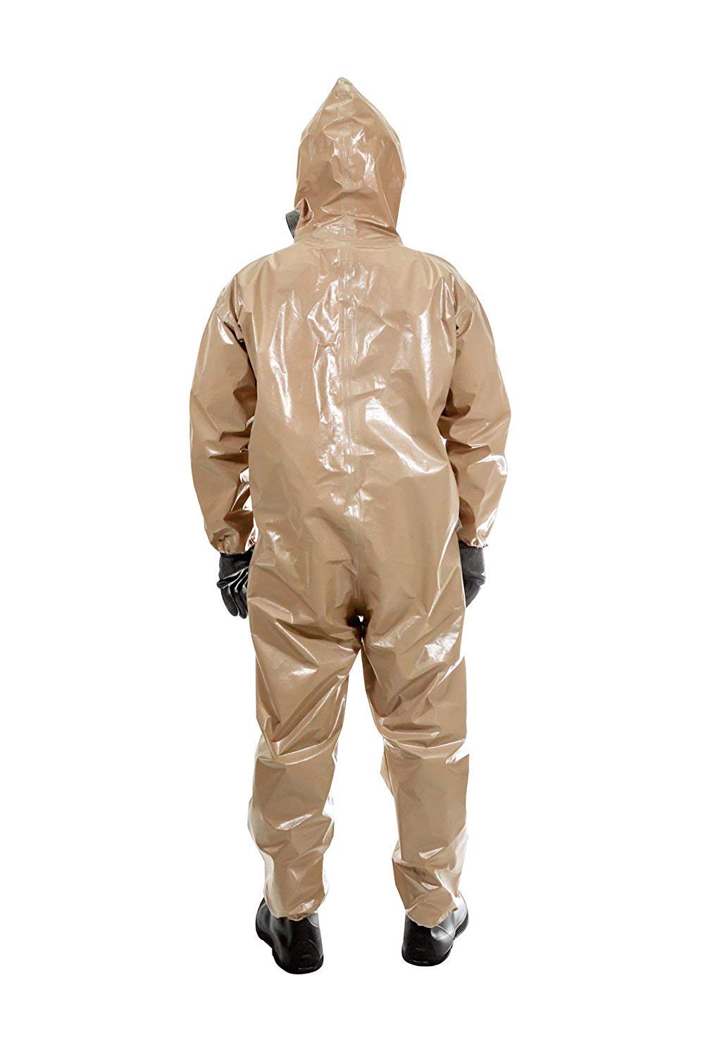 MIRA SAFETY Suit Disposable Protective Coverall with Hood and Elastic Cuff (LG/XL)