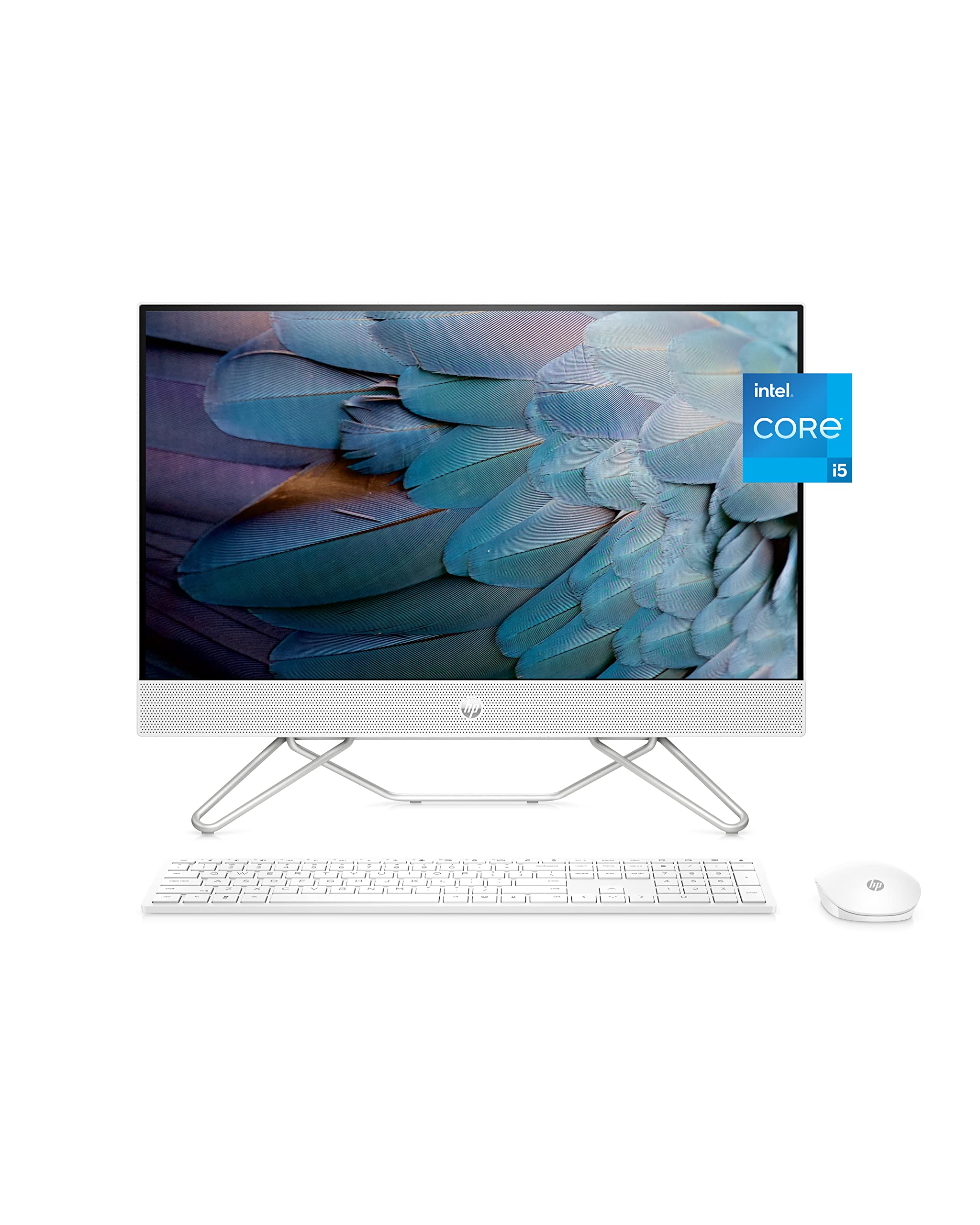 HP All-in-One Bundle PC, 23.8" FHD Touchscreen Display, Intel Core i5-1235U 8GB RAM 512GB SSD Windows 11 Home OS(24-cb1170, 2022)(Renewed)