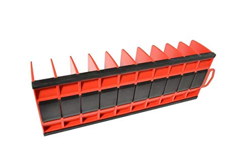MLTOOLS Pliers Cutters Organizer Pro – Non-Slip Rubber Base Fuel & Solvent Resistant Durable Long-Lasting Tool Storage Box Rack 10 Tools Plier Made in USA | P8248 (2 Pack)