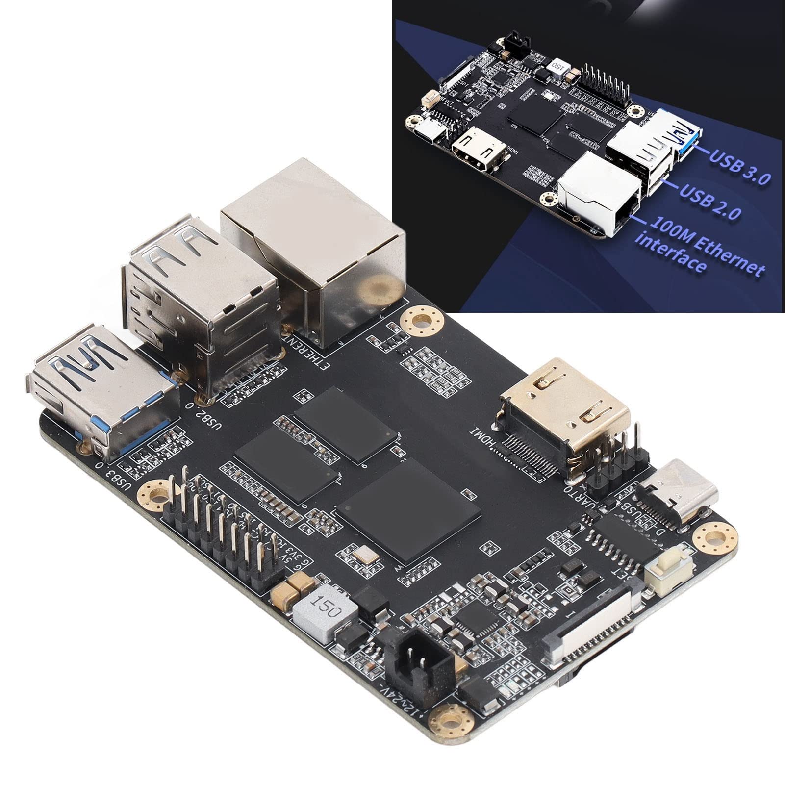 MKS PI Control Board, 1G Byte Memory 3D Printer Motherboard USB 2.0 3.0 4 Core 64 Bit SOC for Working (MKS PI‑TS35 LCD MKS PI Control Board)