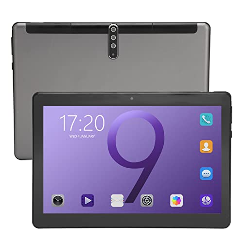 LBEC HD Tablet, 10 Core CPU 10.1 Inch IPS 4GB 64GB 100240V Gray Tablet for Home (US Plug)