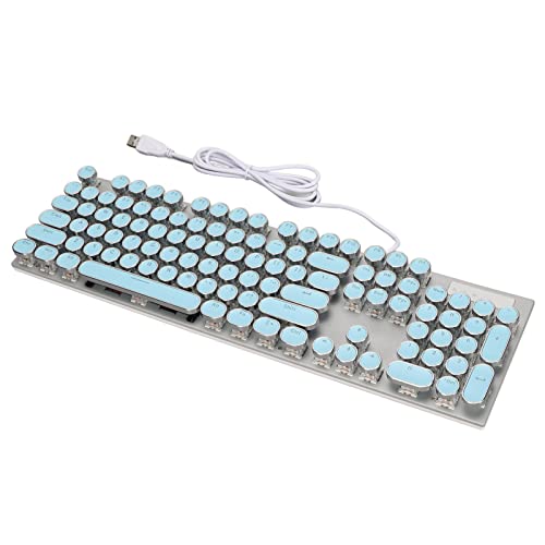 LBEC Mechanical Gaming Keyboard, Ergonomic RGB Backlit Blue Switch Mechanical Keyboard for PC (Blue Switch)