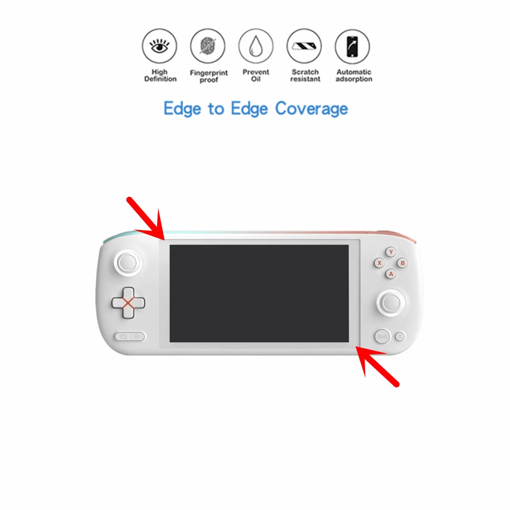 MIHENCE [ 3PCS Compatible for AYANEO AIR Screen Protector, PET Premium Real HD Protective Film Compatible for AYA Neo AIR/AIR Pro/AIR 1S - 5.5 Inches OLED Handheld PC Game Console