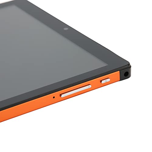 Qinlorgo HD Tablet, 4GB RAM 64GB ROM 5MP Front 8MP Rear 100-240V Calling Support IPS Screen Orange Tablet PC for Elderly for Reading (US Plug) (Qinlorgobuz5x93wyq-11)