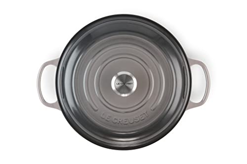 Le Creuset Enameled Cast Iron Signature Braiser, 3.5 qt., Oyster