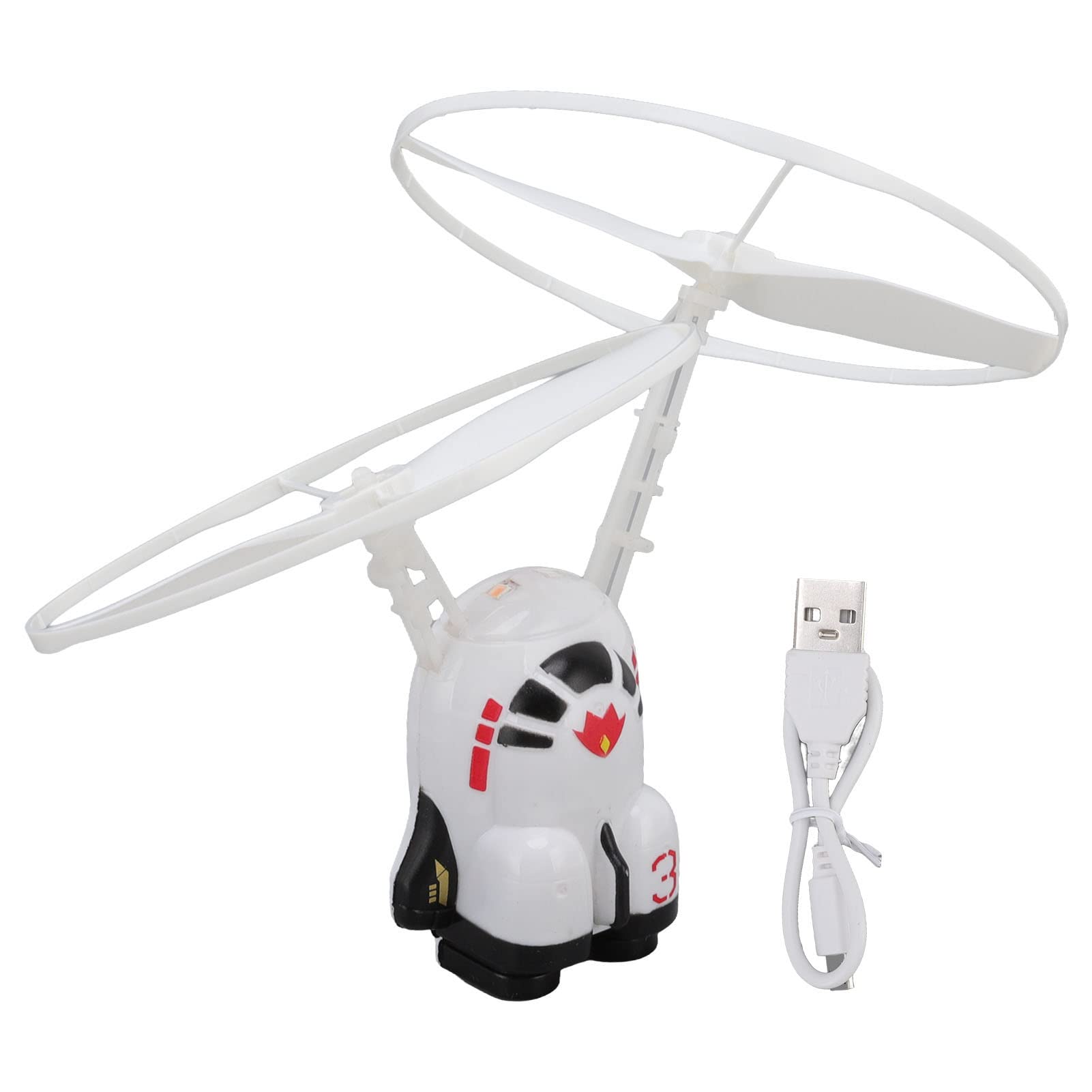 LBEC Induction Flying Vehicle Toy, Strong Motor Kids Induction Flying Vehicle Double Blades for Daily Play