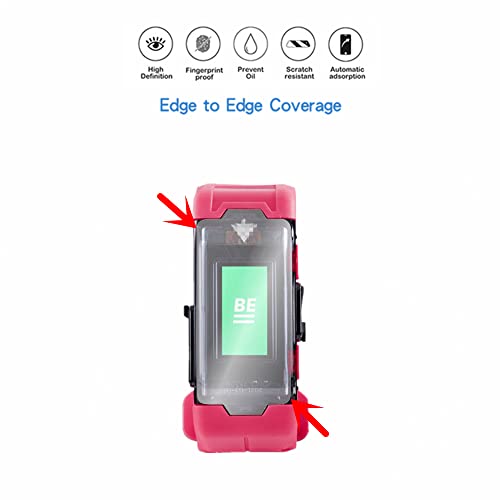 MIHENCE Compatible for Bandai Vital Bracelet BE Screen Protector, HD Premium Real Screen Protector for Vital Bracelet BE [ 3PCS ] [ TPU ]
