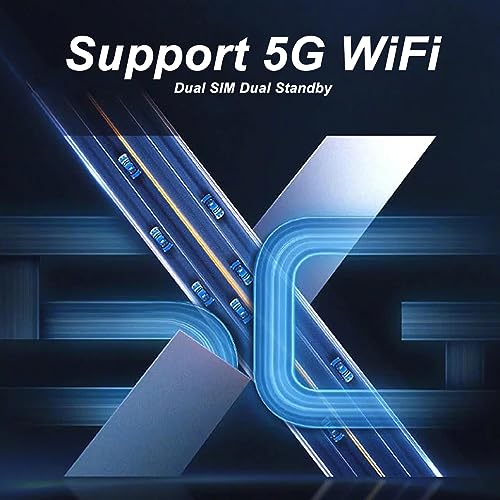Jectse 10.1 Inch Tablet, 12GB RAM 256GB ROM 10 Core Tablet with Dual Camera, 5G WiFi Android Tablet Gaming Tablet for Kids Adults, 8800mAh Battery (Blue)