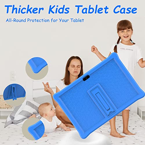RUIQIAI Kids Tablet 10 inch with Case, Android 11 Tablet for Kids, 3GB+64GB, IPS Touch Screen, Parental Control, Dual Cameras, Wi-Fi,BT(Tablet with Pen)