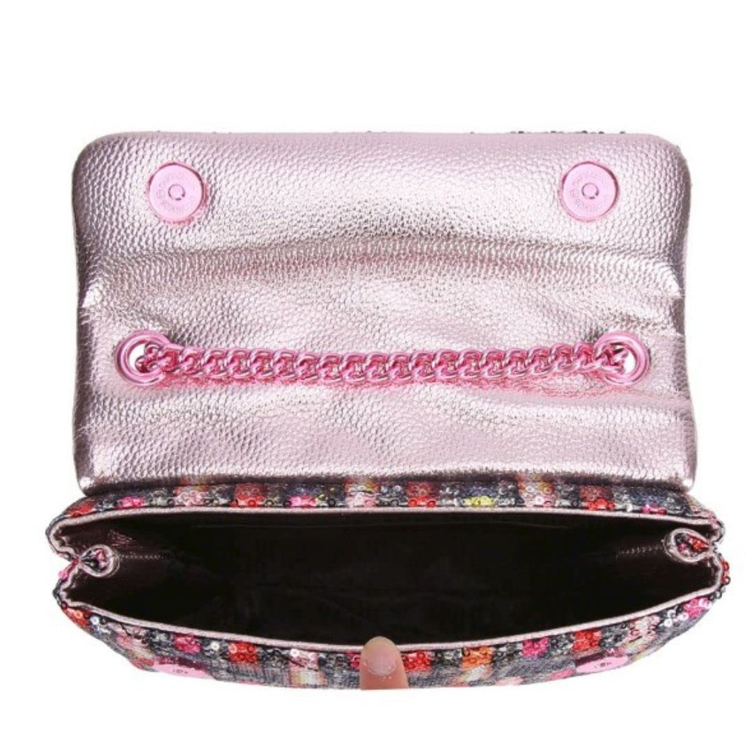 Kurt Geiger Crossbody Womens Kensington Medium Sequin Lipstick Quilted Bag