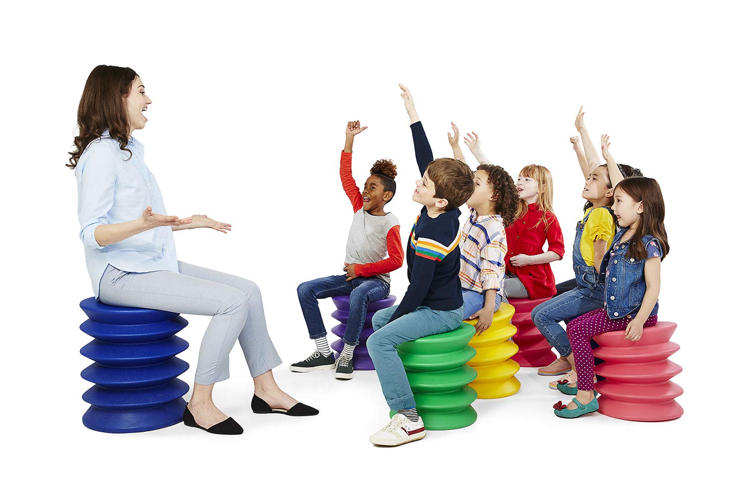 KidsErgo Ergonomic Stool for Active Sitting (Purple)