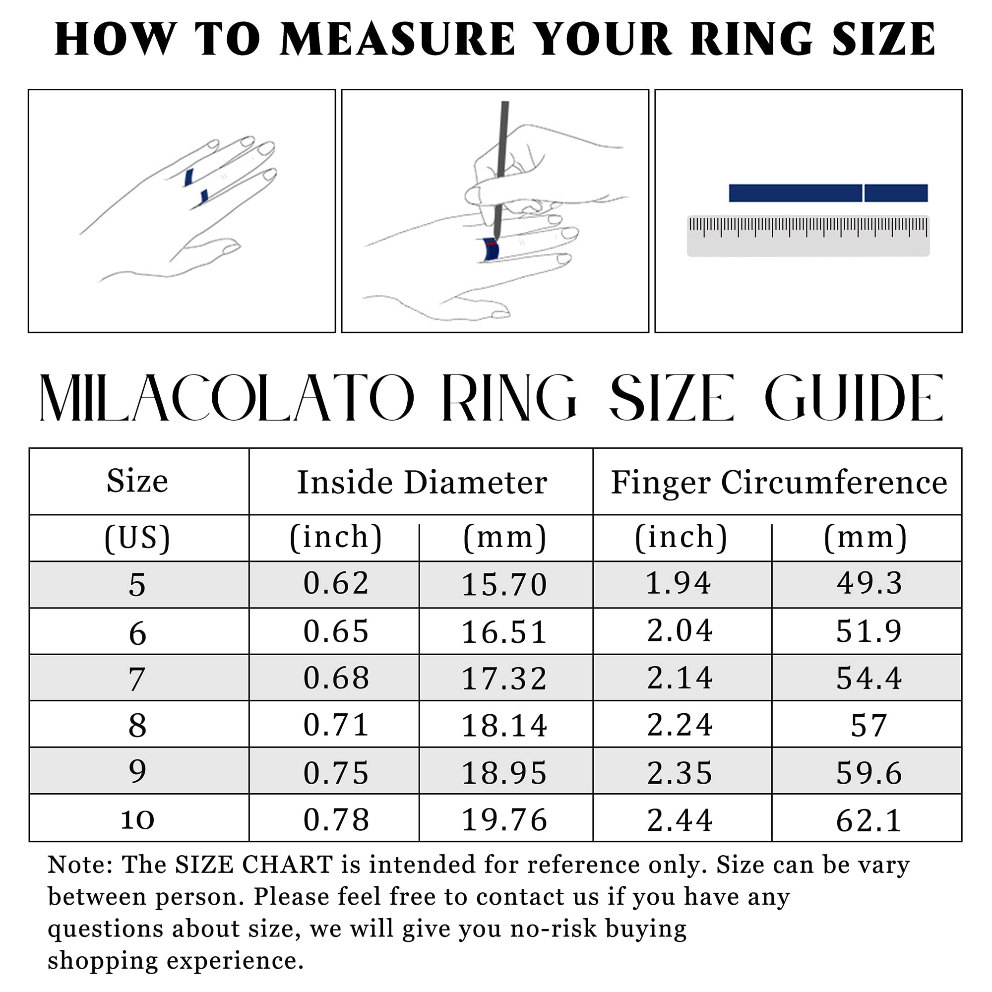 MILACOLATO S925 Sterling Silver Rings for Women Men 18K White Gold Plated Stackable Statement Thin Plain Thumb Ring High Polished Wedding Band Ring Comfort Fit Size 9, 1mm