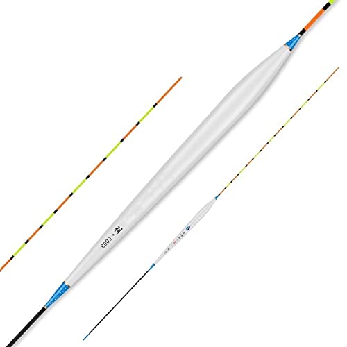 MILiG Fishing Bobbers Sensitive Feather Float Vertically Stable Durable Fishing Tool 1 Piece Bobber + 1 Float + 1 Bag Hook (Color : E001 Size3 1piece)