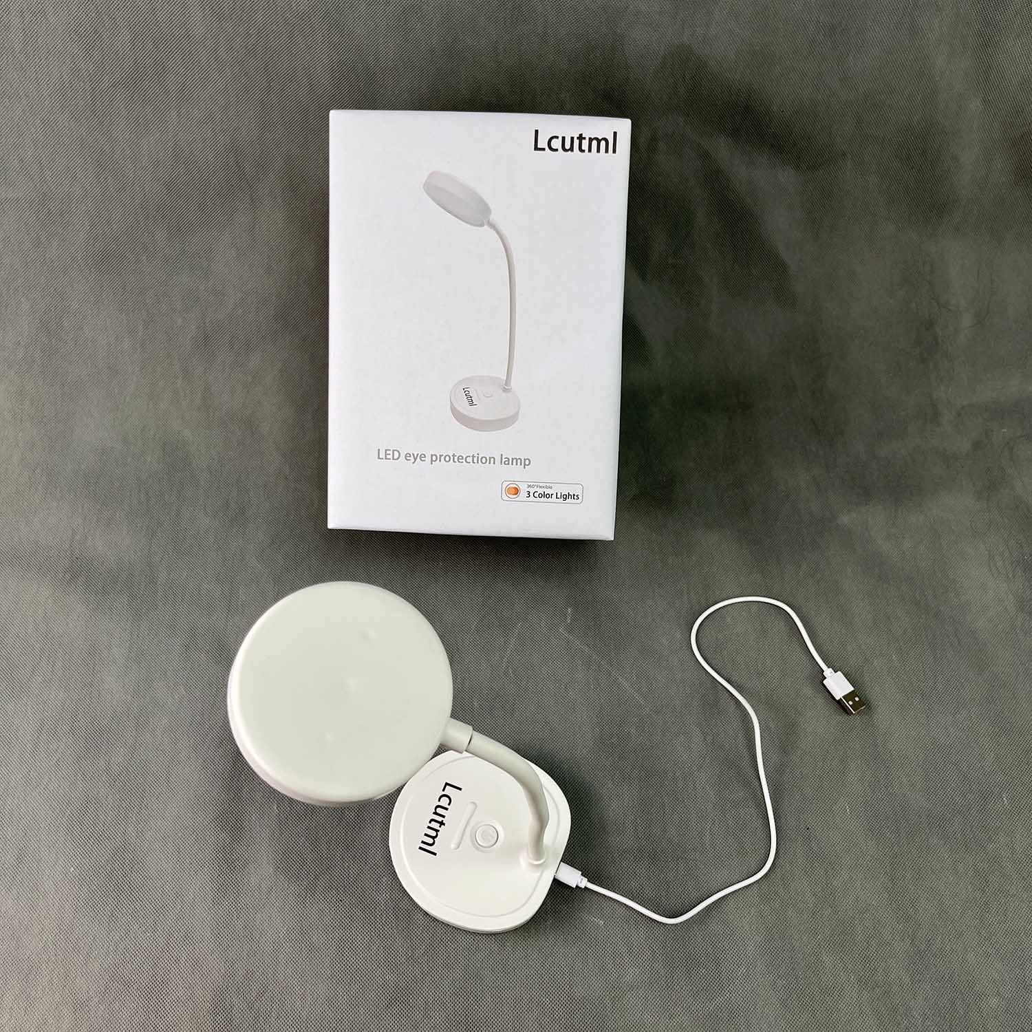 Lcutml lamps, Reading Dimmable Desk Light for Kids College Dorm, 10 Levels Brightness Table Lamp with Adapter, Eye-Caring Flexible Gooseneck