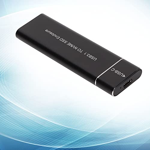M.2 NVMe SSD Enclosure Adapter, Aluminum Alloy SSD Enclosure Adapter Ultrathin Excellent Heat Dissipation for PC