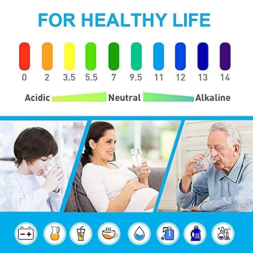 Misaso PH Meter and TDS Meter,Digital Water Quality Tester, 0-9990, and Temperature Measurement 0.01 PH High Precision
