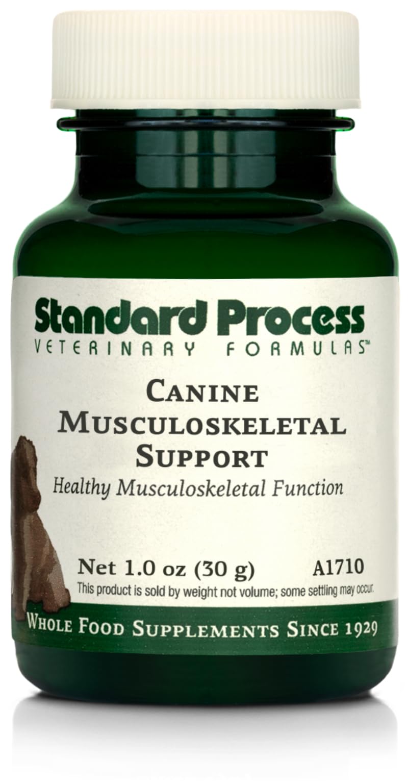 Standard Process Canine Musculoskeletal Support - Bone & Joint Health Formula for Pets - Canine Musculoskeletal Support Supplement - Supplement for Dogs to Aid Joint Comfort & Muscle Health - 30 g