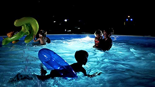 Nitelighter Multicolored LED Aboveground Pool Light β Color Changing Underwater Lamp, Easy to Install, ETL-Certified, NLMCLED, Grey