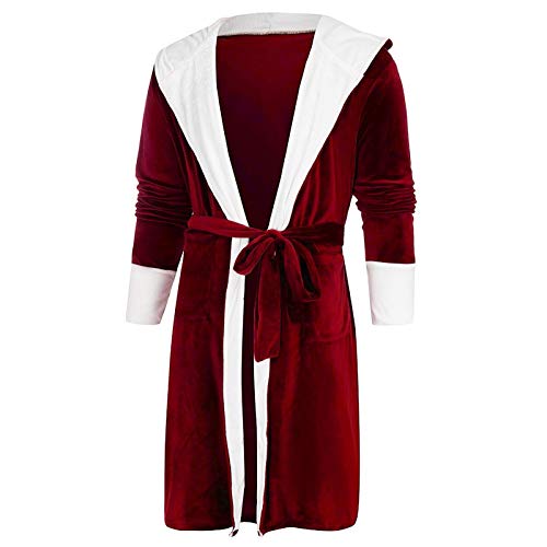 JJHAEVDY Women Soft Plush Robes Hood Personalized Fleece Robe for Women - Long Fluffy Spa Bathrobes Warm Plush Bathrobe