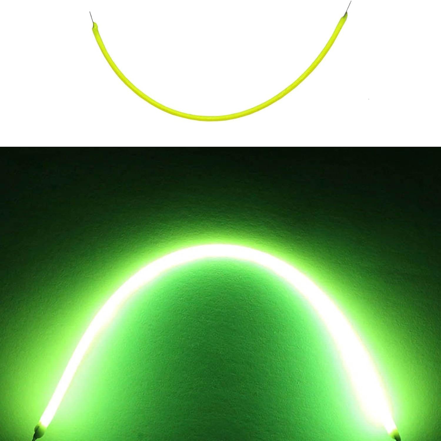 PurYupearl DC3V 2200K 300mm Flexible Filament LED Filament Edison Bulb LED Bead Diodes Light Accessories,Warm Light,Light Bulbs,LED Bulb (Green)