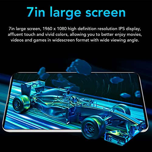 lennis 7 Inch Call Tablet Dazzling Orange Expandable Up to 128GB 4GB 32GB Front 500W Rear 800W HD Tablet 100-240V for Android 10.0 (US Plug)
