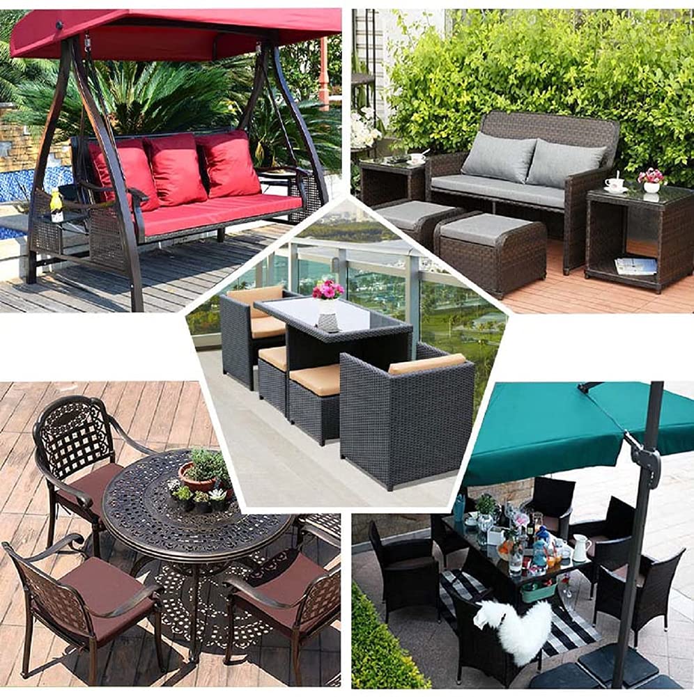 Leather Thick Not-Slip Chair Pads,Memory Foam Replacement Mat,Soft Chair Pads with Zipper,Waterproof Removeable Square Durable Seat Cushions for Sofa Dining Chair Office Home