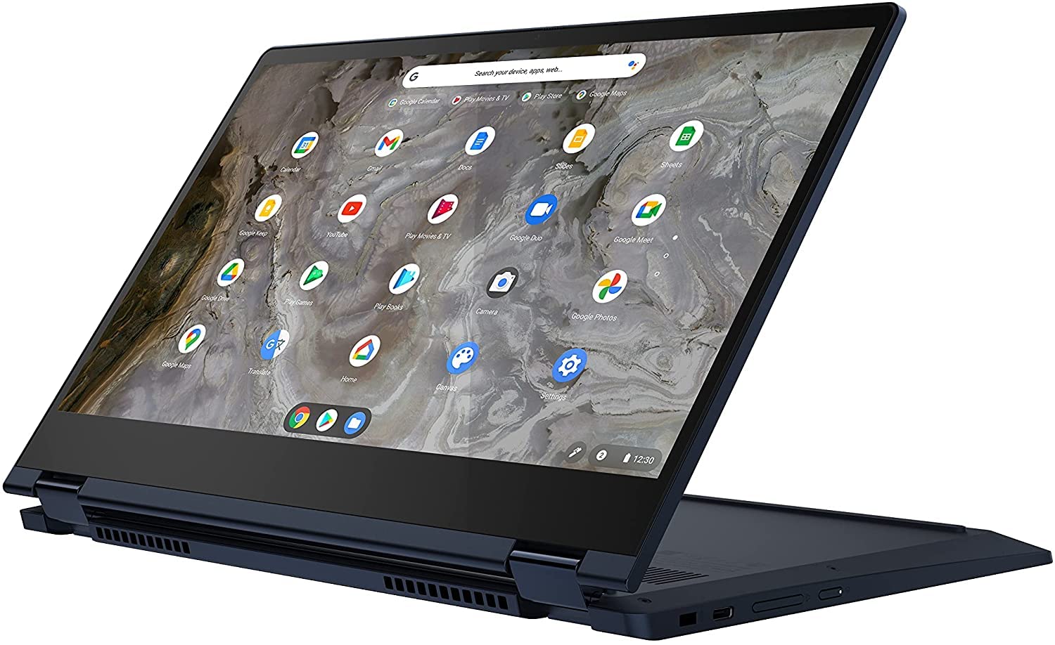 Lenovo Chromebook Flex 5i 13.3" Touchscreen FHD 1080p IPS Display, 2in1 Flip Laptop, Backlit Keyboard, Intel i3-1115G4, USB Type-C, Wi-Fi 6, SD Card Reader, Webcam, Chrome OS, 8GB RAM, 64GB eMMC+Cloth