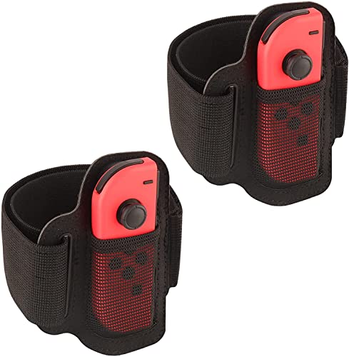 Leg Straps for Nintendo Switch Sports Games 2022 and Ring Fit Adventure,2 Pack Elastic Leg Bands for Switch and Switch OLED Joy Con Controllers Games Accessories …