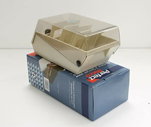 Perfect Micro 3.5" Holds 48 Floppy Diskette Disks Storage Holder w/ Lock PM-48L
