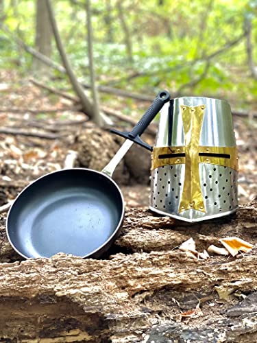 Kitchen Knighthood Eggslayer Sword Pan: 10-Inch Nonstick Frying Pan Skillet - Guy Gifts & Gifts for Men
