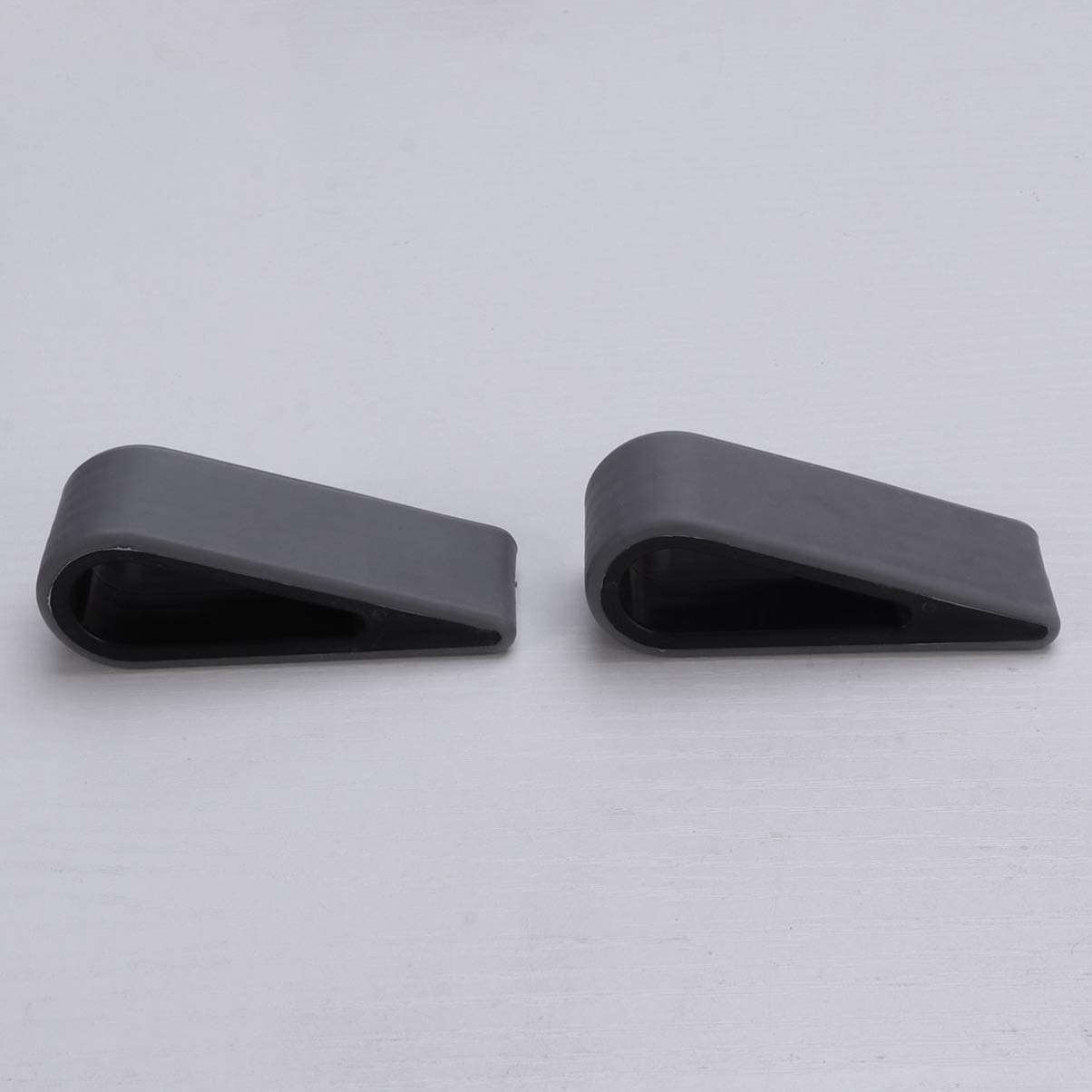 jojofuny 2Pcs Universal Laptop Computer Keyboard Stands Anti-Slip Silicone Tilting Wedge Riser Holder Portable Ventilated Stand for Notebook